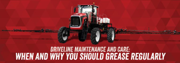 Driveline Maintenance and Care - Apache Sprayers - Self-Propelled Ag Sprayers