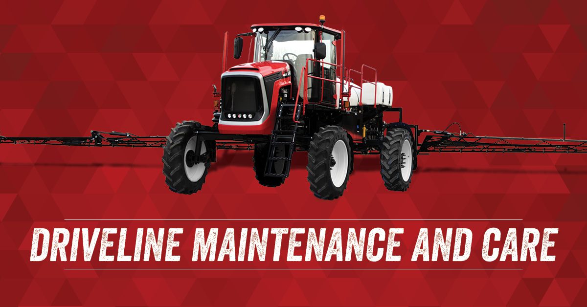Driveline Maintenance and Care - Apache Sprayers - Self-Propelled Ag Sprayers