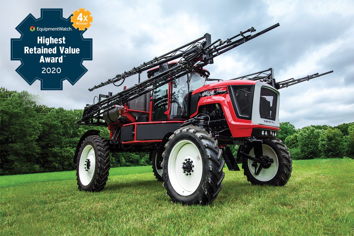 Apache Sprayers Wins EquipmentWatch 2020 Highest Retained Value Award ...