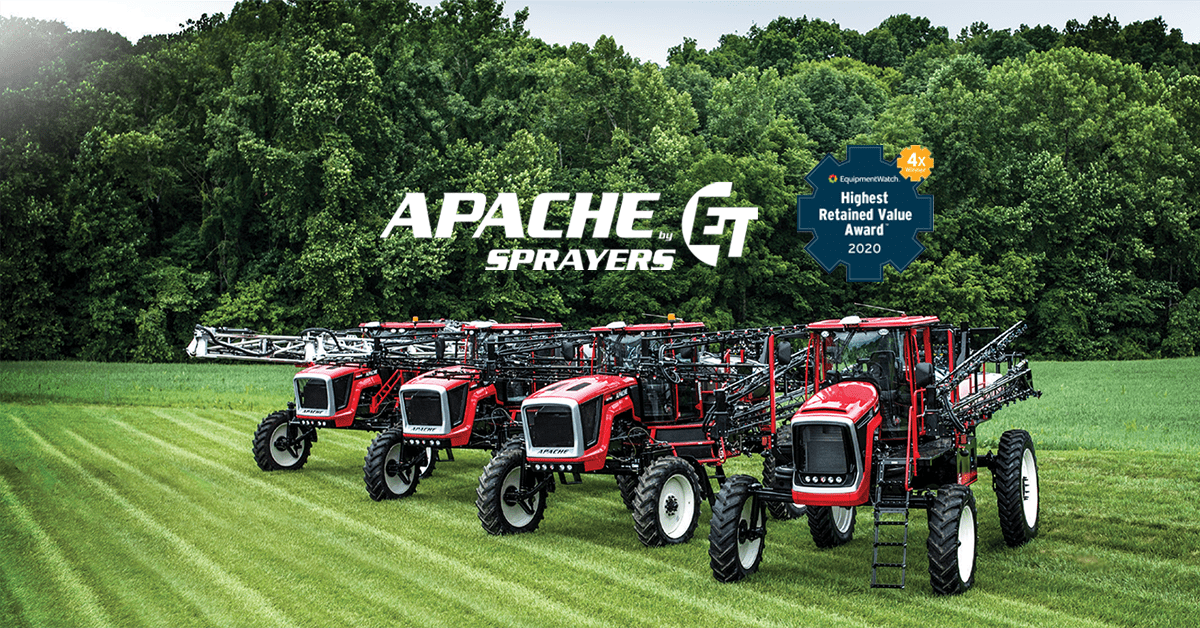 Apache Sprayers Wins EquipmentWatch 2020 Highest Retained Value Award ...