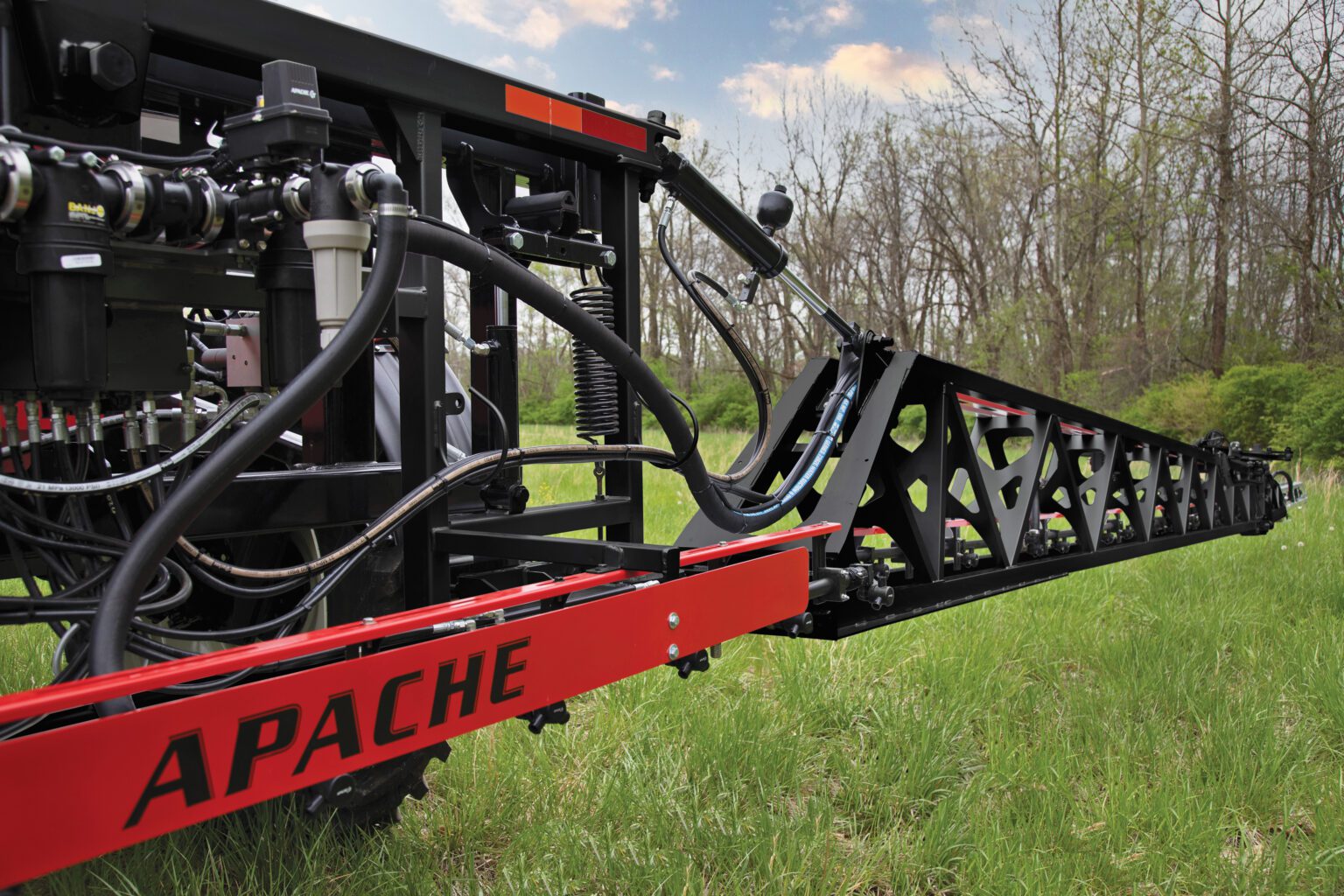 NEW APACHE Steel Boom and Center Rack - Apache Sprayers - Self ...