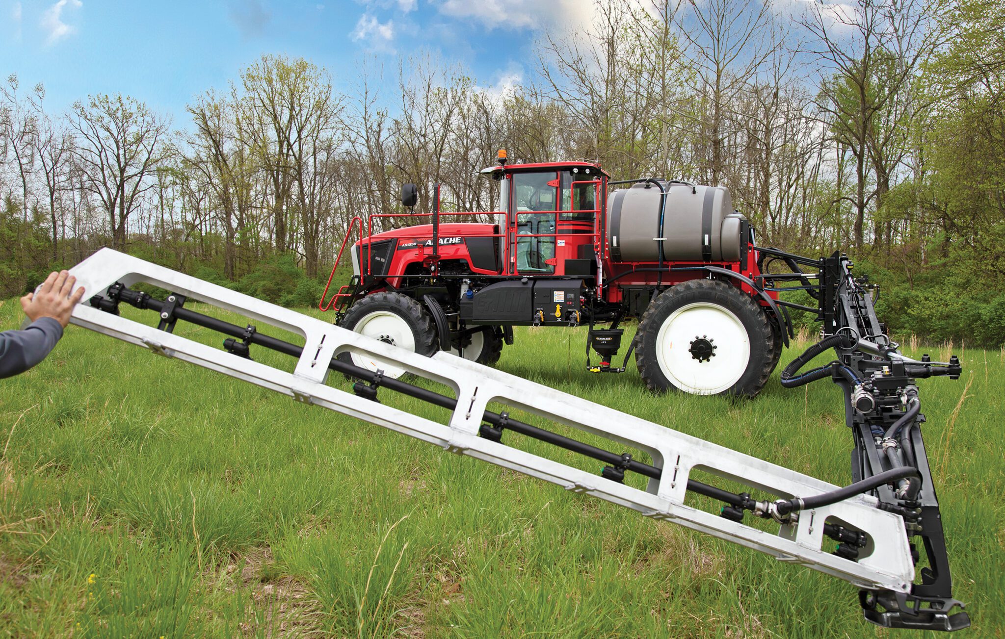 Introducing NEW Steel Boom and Center Rack - Apache Sprayers - Self ...