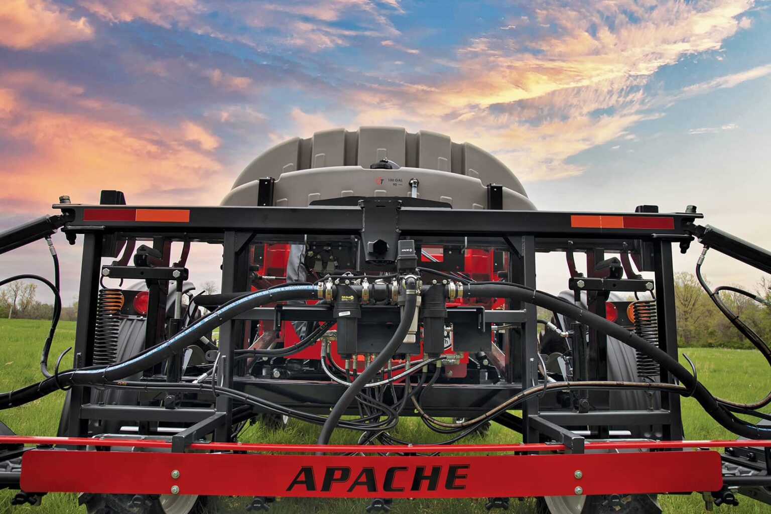 Apache Sprayers New Common Boom Rack - Apache Sprayers - Self-Propelled ...