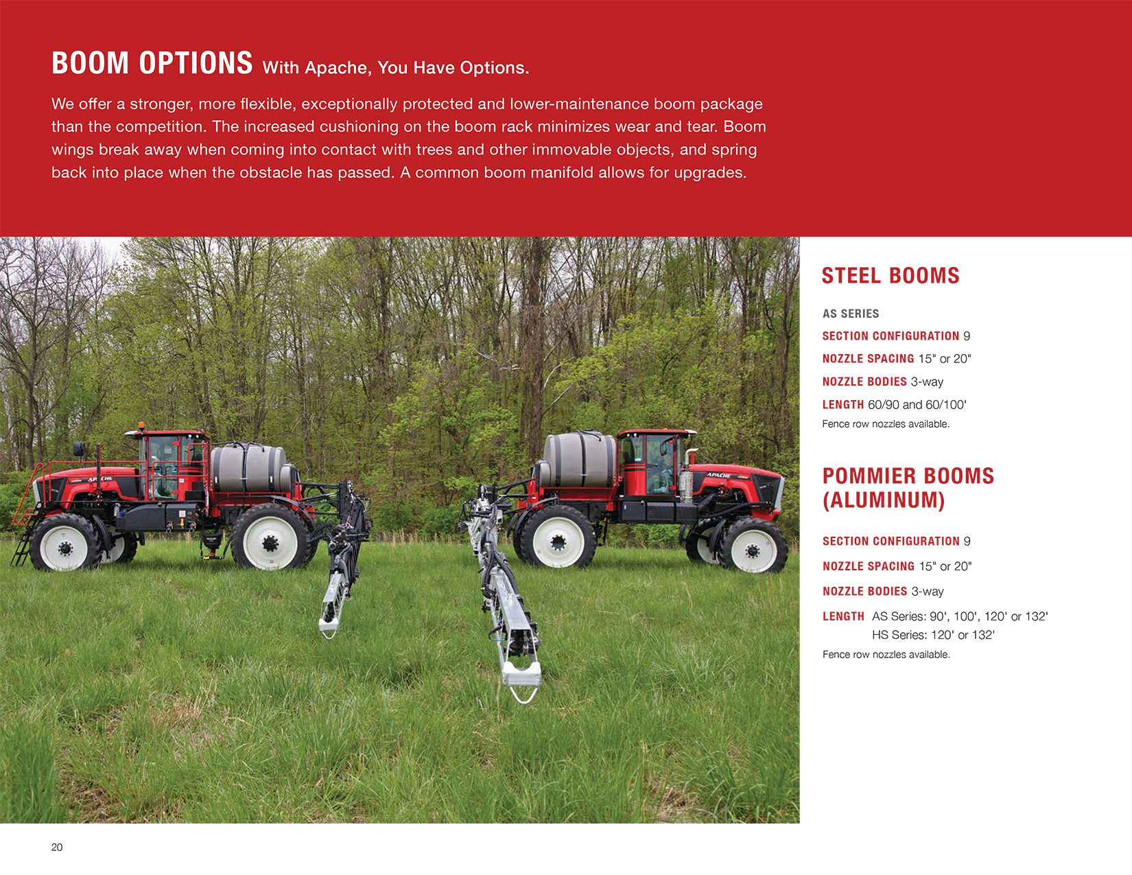 Self-Propelled Sprayers - Customization Options | Apache Sprayers