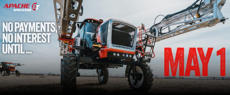 Buy Now, No Payments, No Interest Until May 1 - Apache Sprayers - Self ...